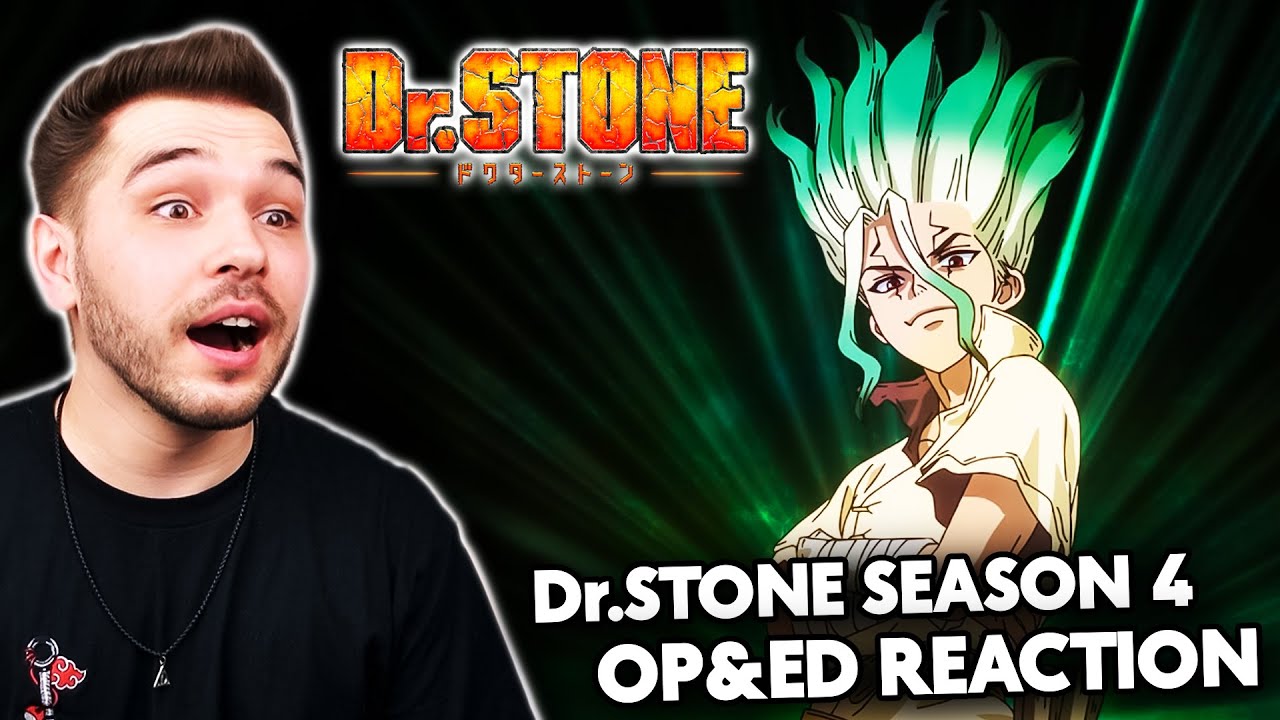 Dr.STONE *SEASON 4* OPENING & ENDING REACTION! - YouTube