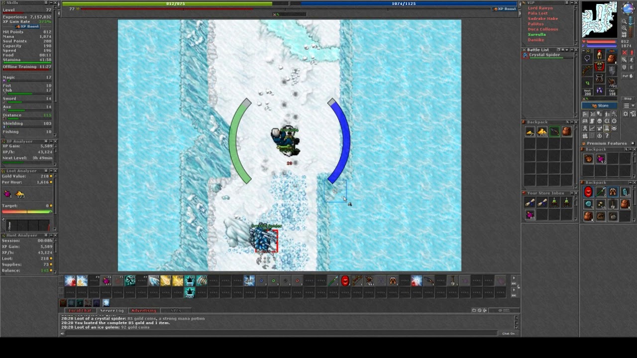 Tibia - Task Crystal Spider / Boss The Bloodweb - YouTube