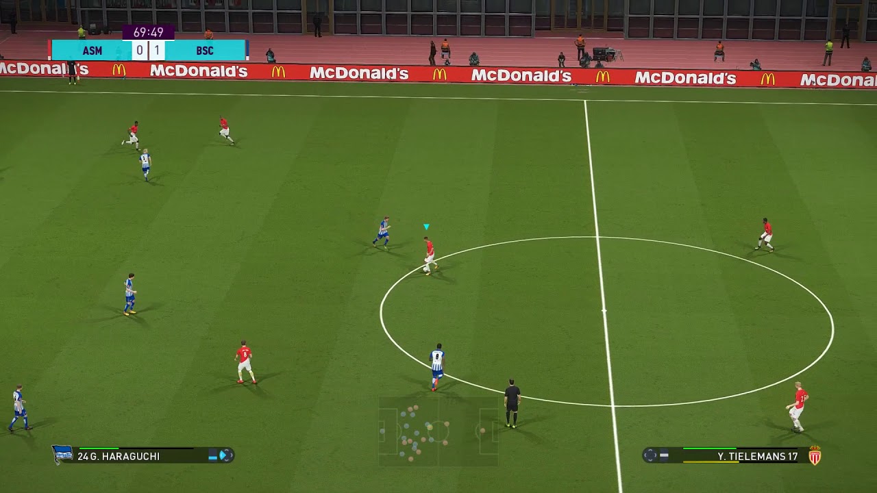 Pro Evolution Soccer 2018 NESA Tools Far view broadcast camera - YouTube