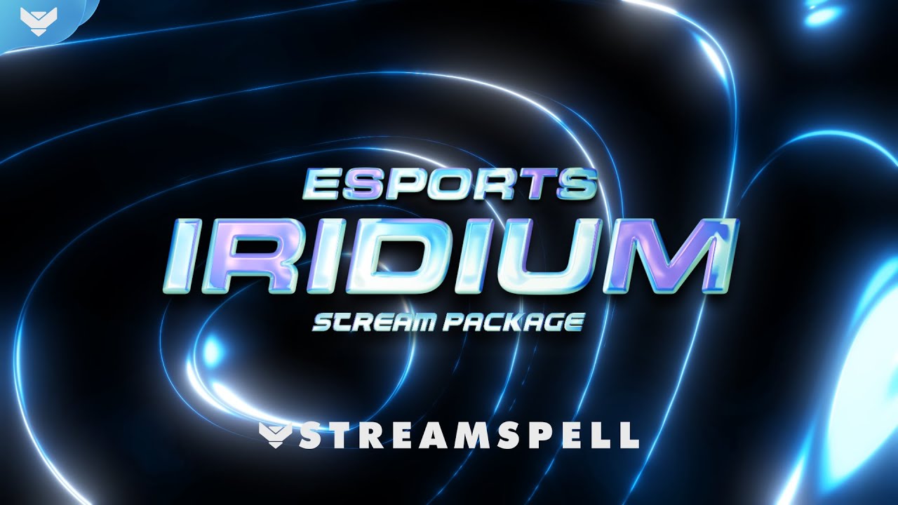 StreamSpell | Esports: Iridium Stream Package │ Twitch Overlays for OBS Studio, Streamlabs - YouTube