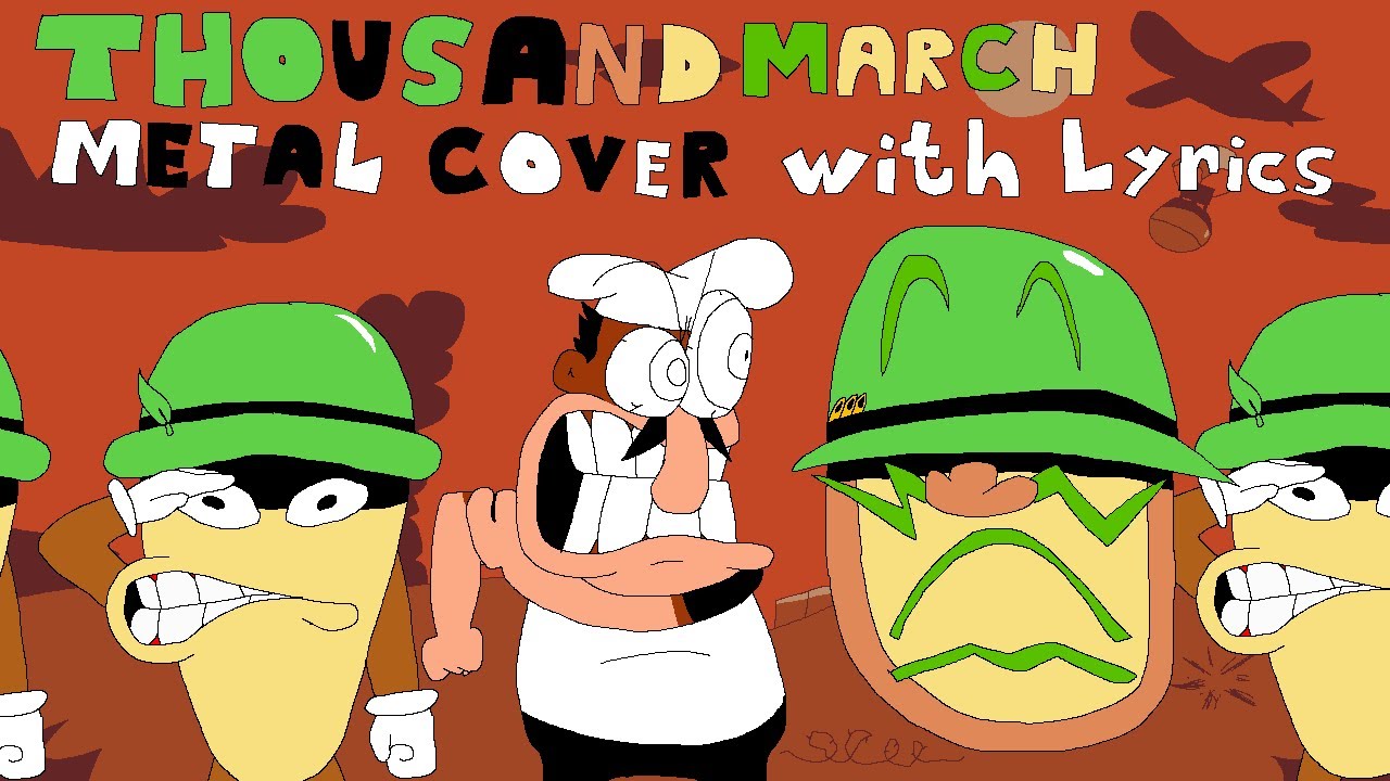 Thousand March Metal Cover WITH LYRICS - Pizza Tower: Lap 3 Deluxe ...