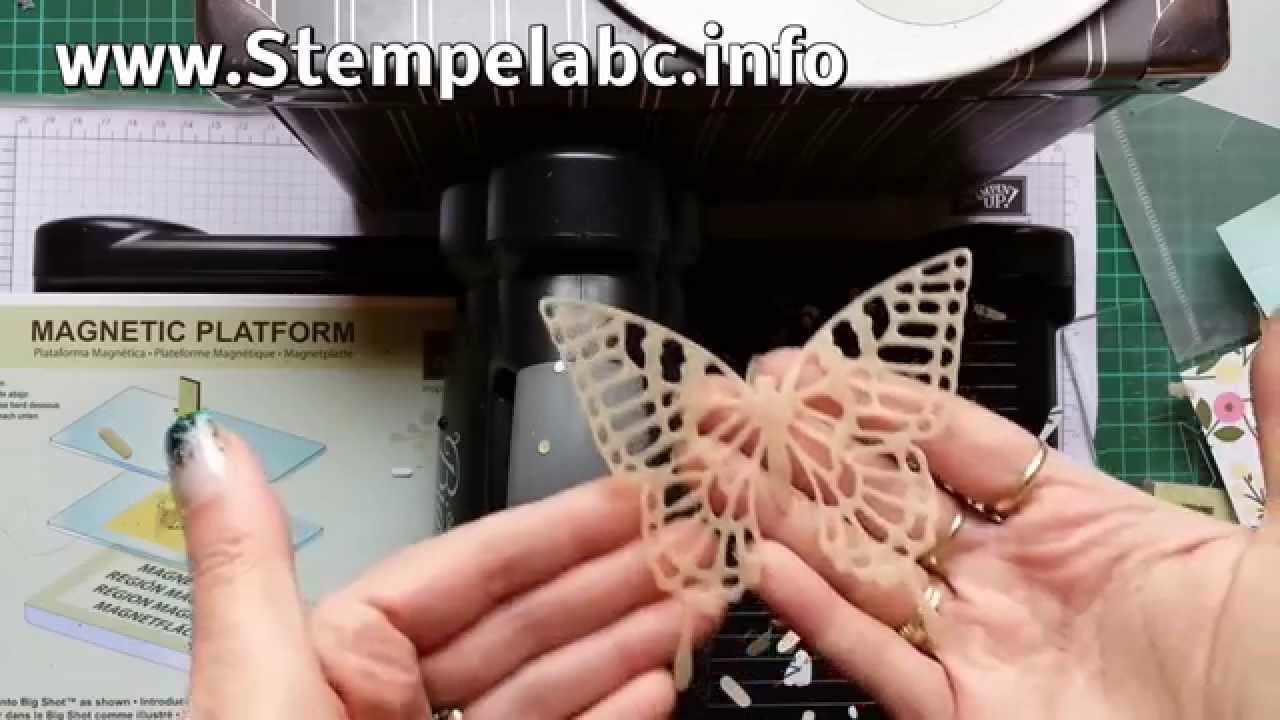 Thinlits Formen Schmetterling von Stampin´UP! - YouTube