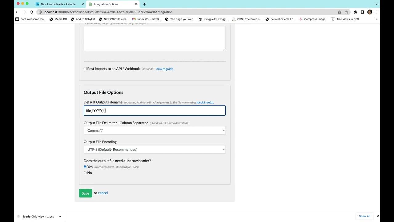 Airtable: Scheduled CSV or XLSX Export - YouTube