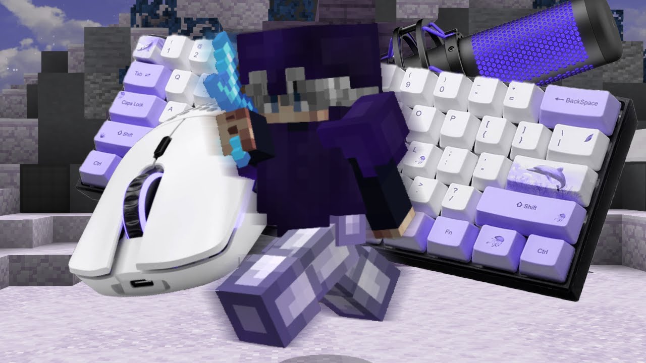 Clicky Keyboard + Mouse Sounds (Bedwars ASMR) - YouTube