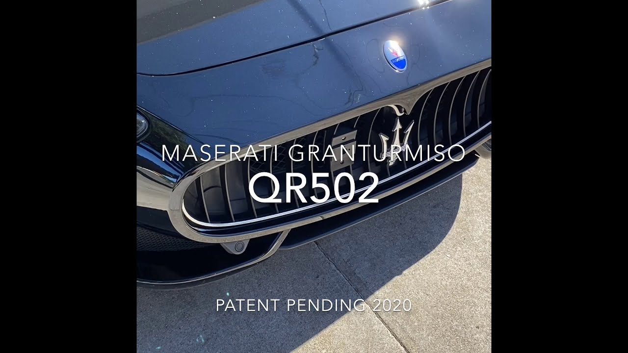 No Drilling Removable Front License Plate Mount for the Maserati ...