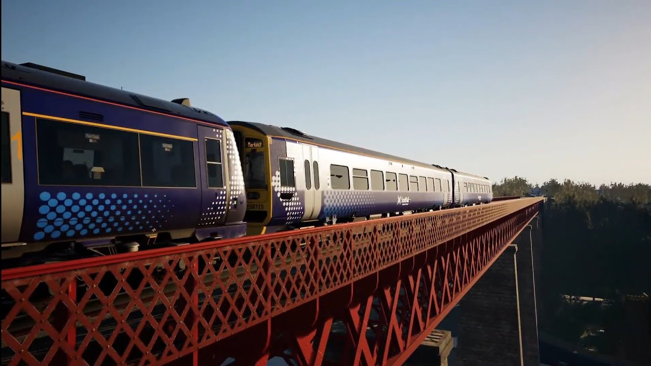 TSW5 Class 170+158 Fife circle Line Edinburgh Waverly to Markinch - YouTube