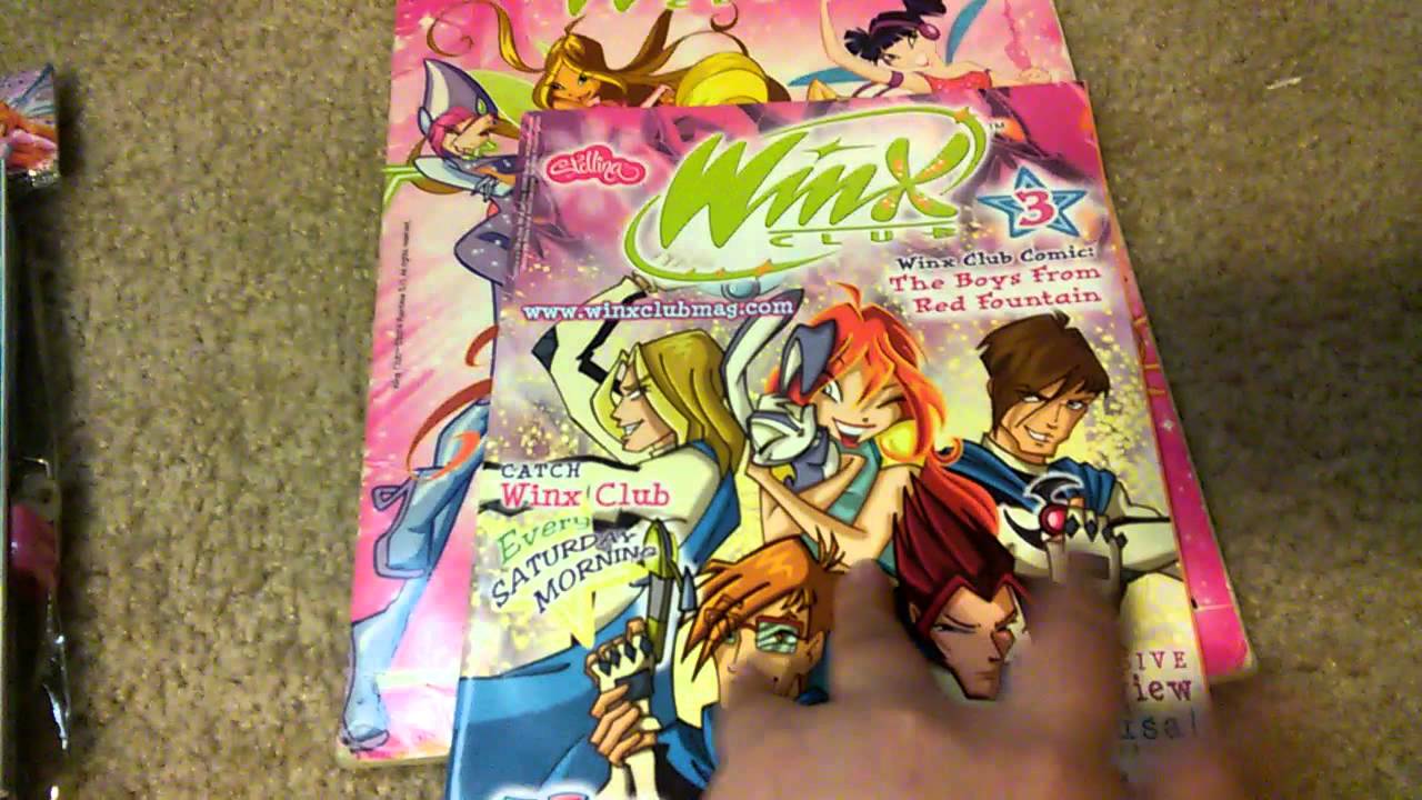 My Winx Club books and magazines - YouTube
