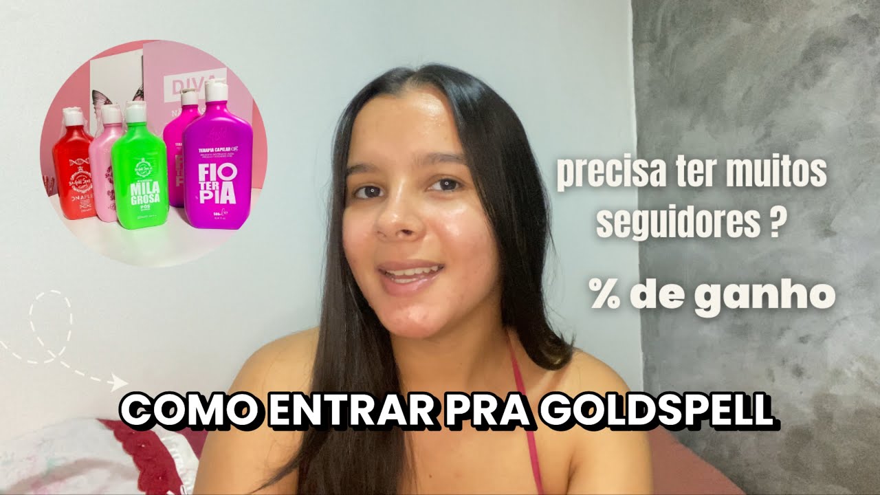 COMO SER AFILIADA DA GOLDSPELL - YouTube