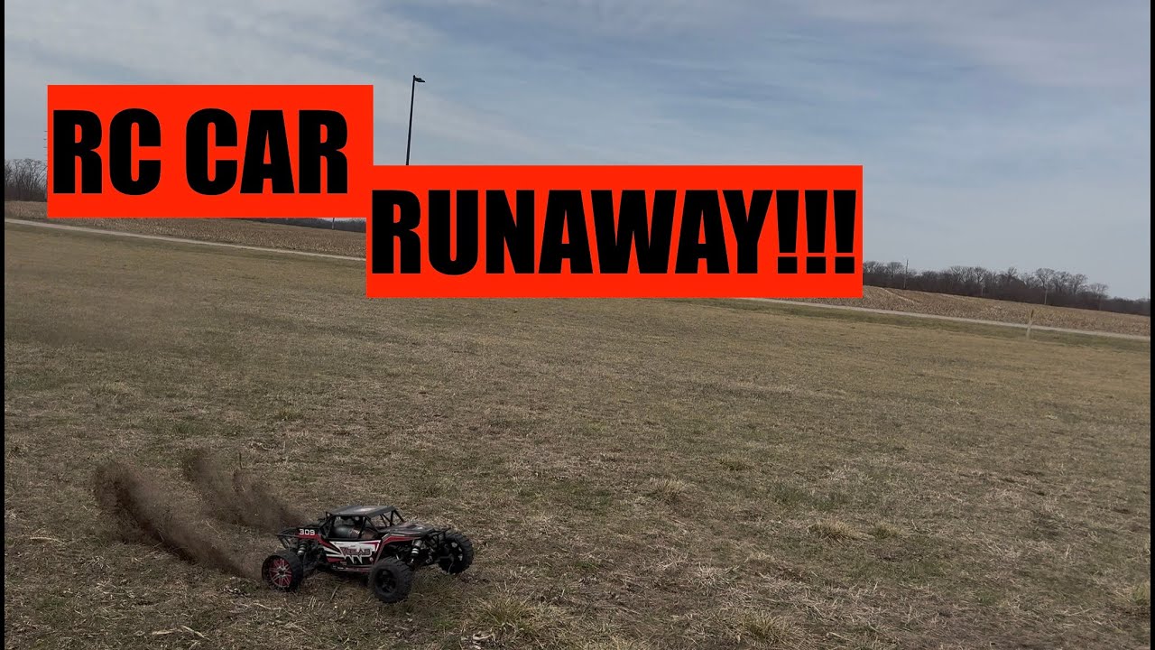 OUT OF CONTROL RC CAR!!! BIG BORE VESLA RUNAWAY!!! - YouTube