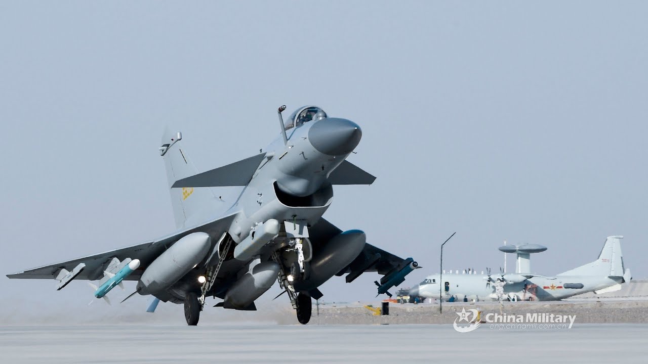 J-10B + mesin WS-10C + TVC || Manuver Cobra - YouTube