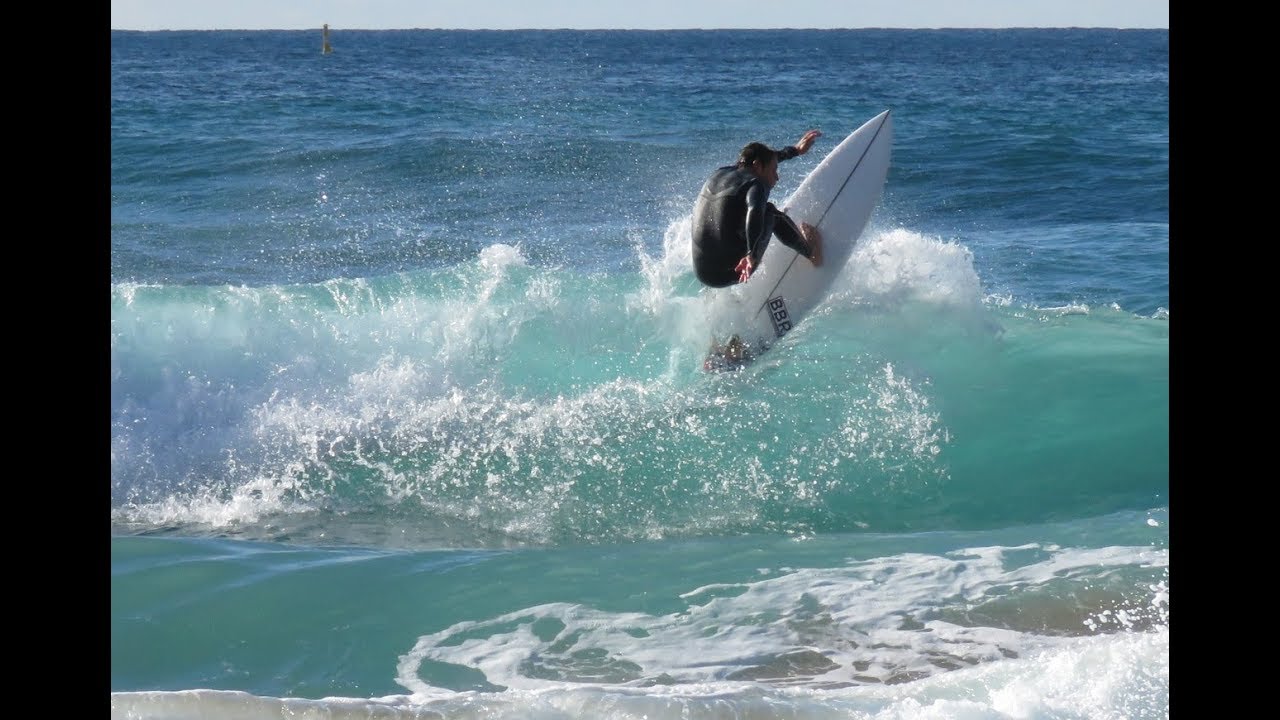 Ian Wallace surfing at Bondi Beach - Roger Taylor (Queen) song sung by ...