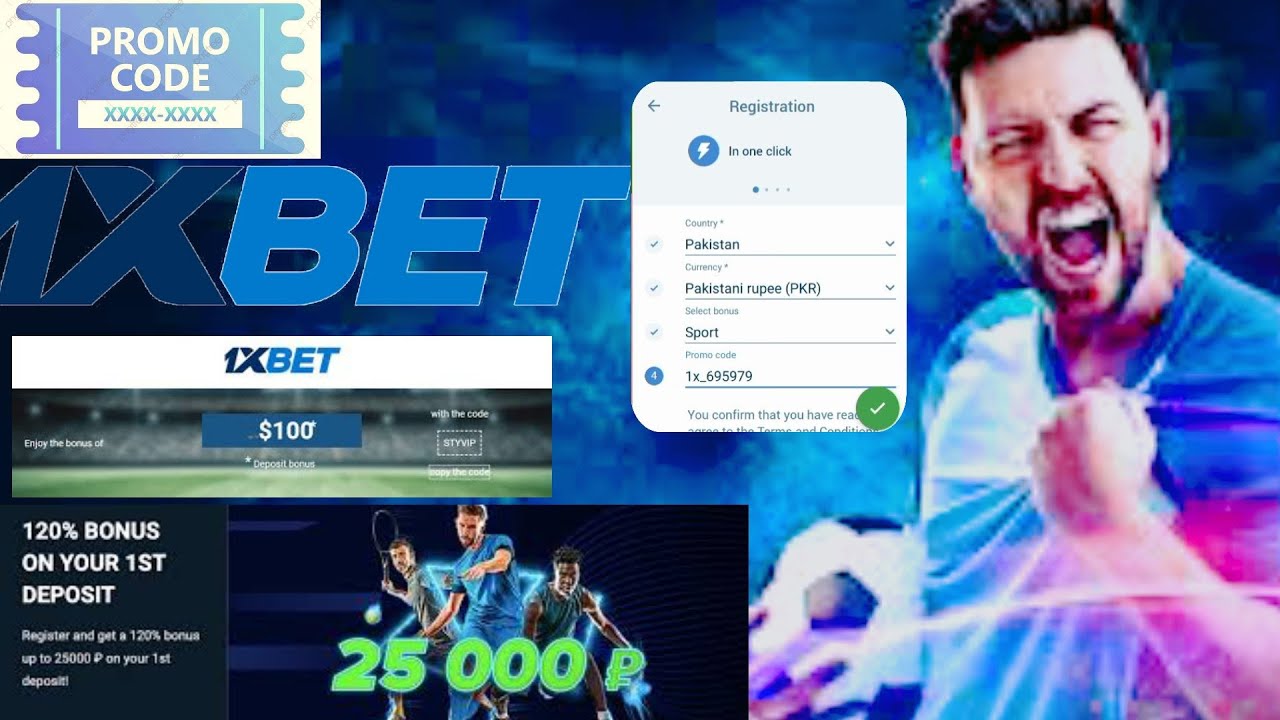 how to create 1xbet account get promo code bonus - YouTube