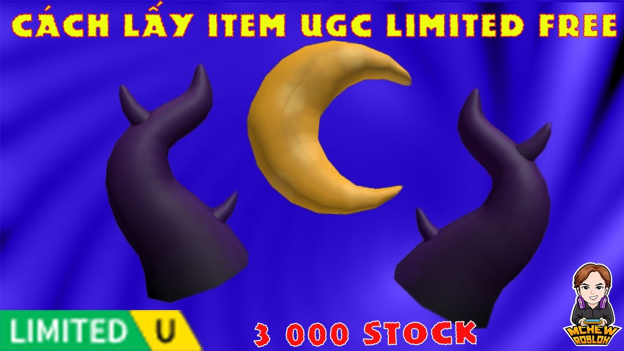 (ROBLOX) FREE UGC LIMITED | How to get the MOON HORNS in AFK For UGC ...