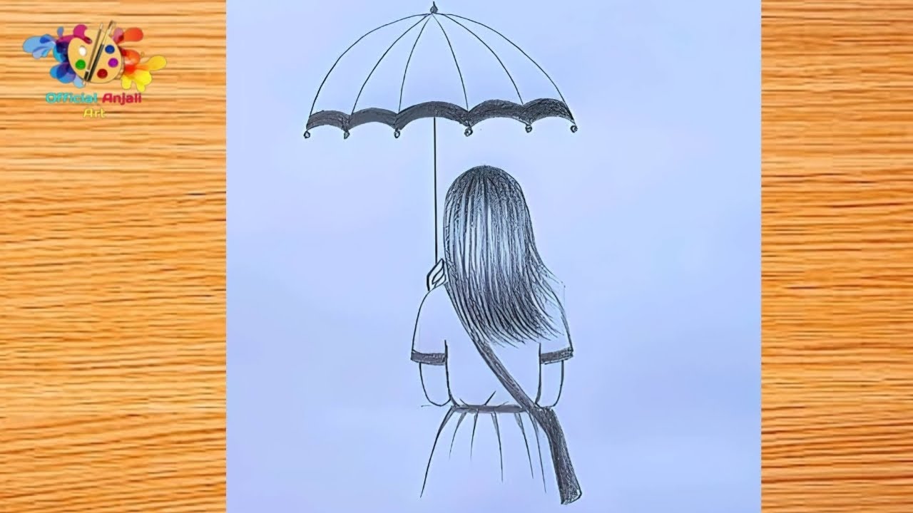 how to draw a girl drawing very easy girl drawing|| pancil sketch ...