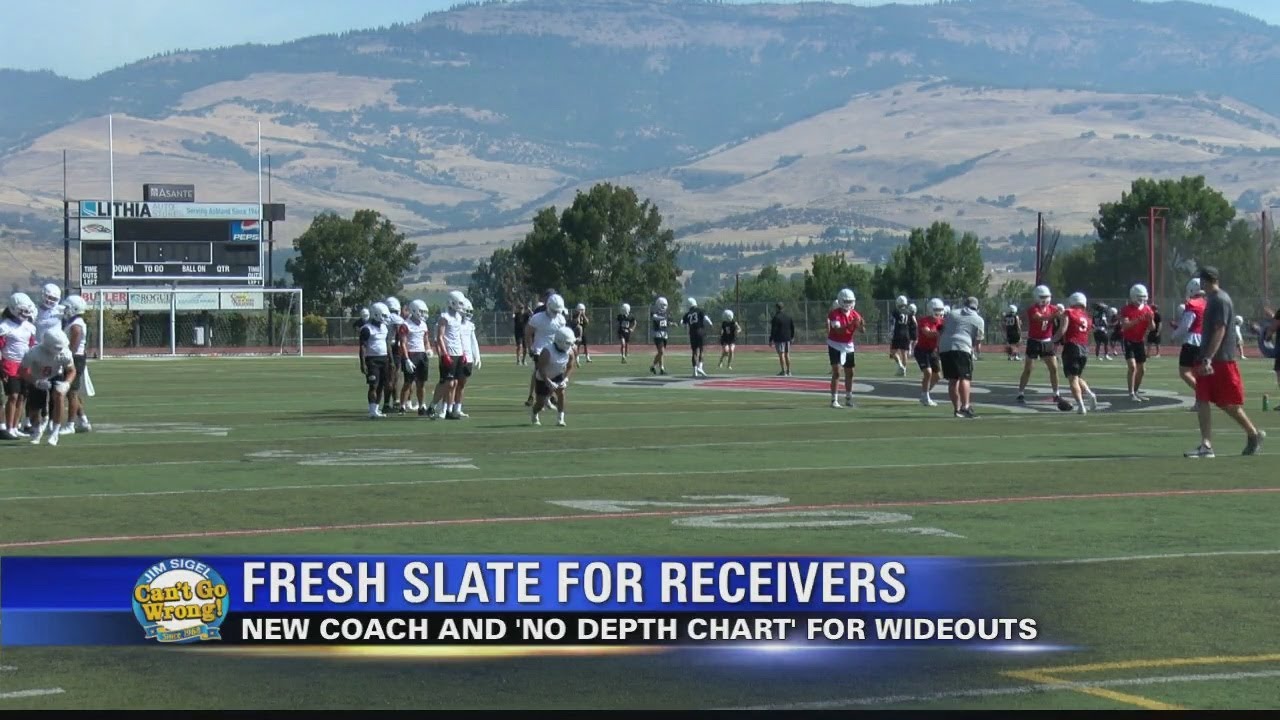 Smoke clears for second day of SOU football fall camp - YouTube