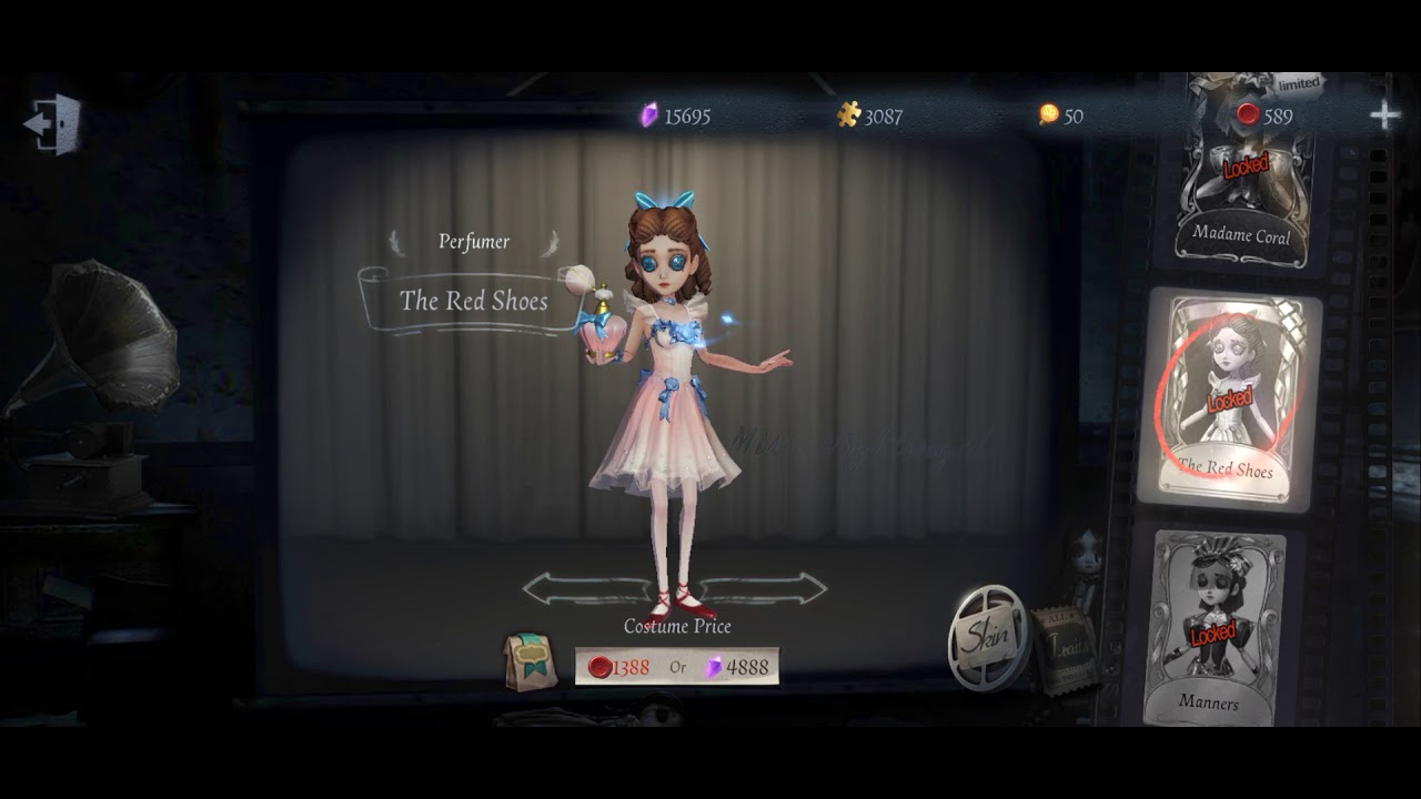 Skin (A) Deduction Star | Perfumer - The Red Shoes | Identity V - YouTube