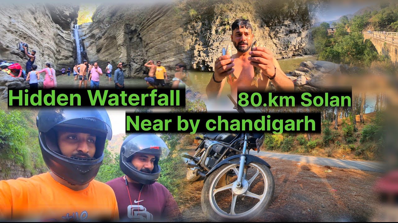 Waterfall Near By Chandigarh 80km Solan || Chandigarh k pass Waterfall ...