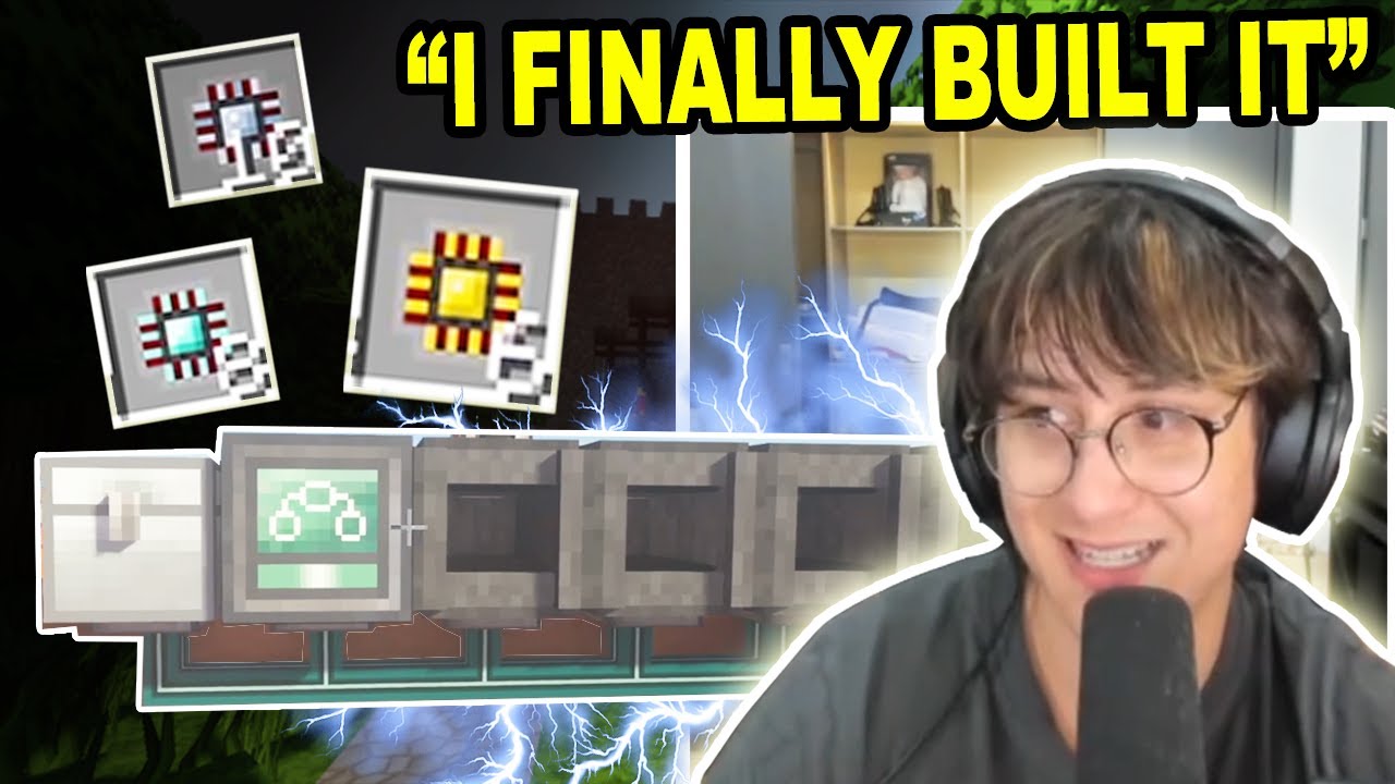 Michael Reeves Builds An *AUTOMATED INSCRIBER* In Minecraft! - YouTube