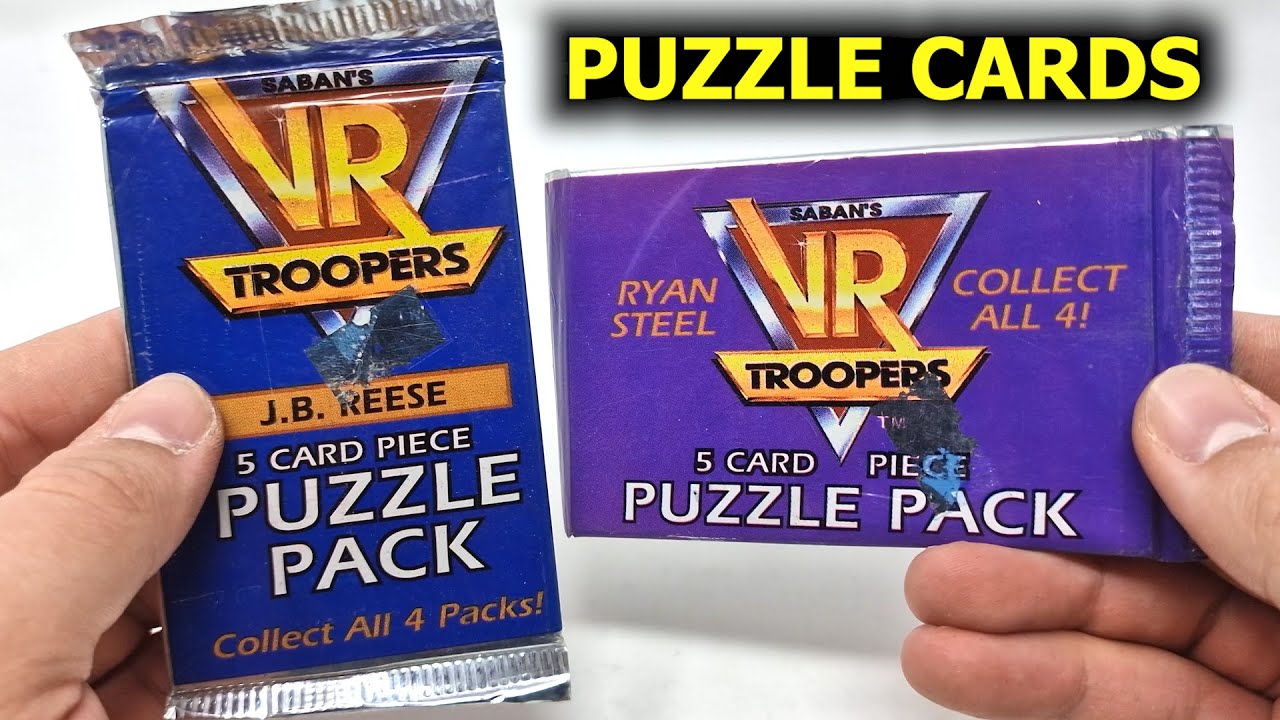 opening 10x PACKS of a PUZZLE CARD COLLECTION - VR Troopers - Mikes ...