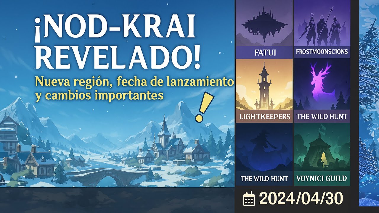 ¡NOD-KRAI REVELADO! Nueva región, fecha de lanzamiento y cambios ...