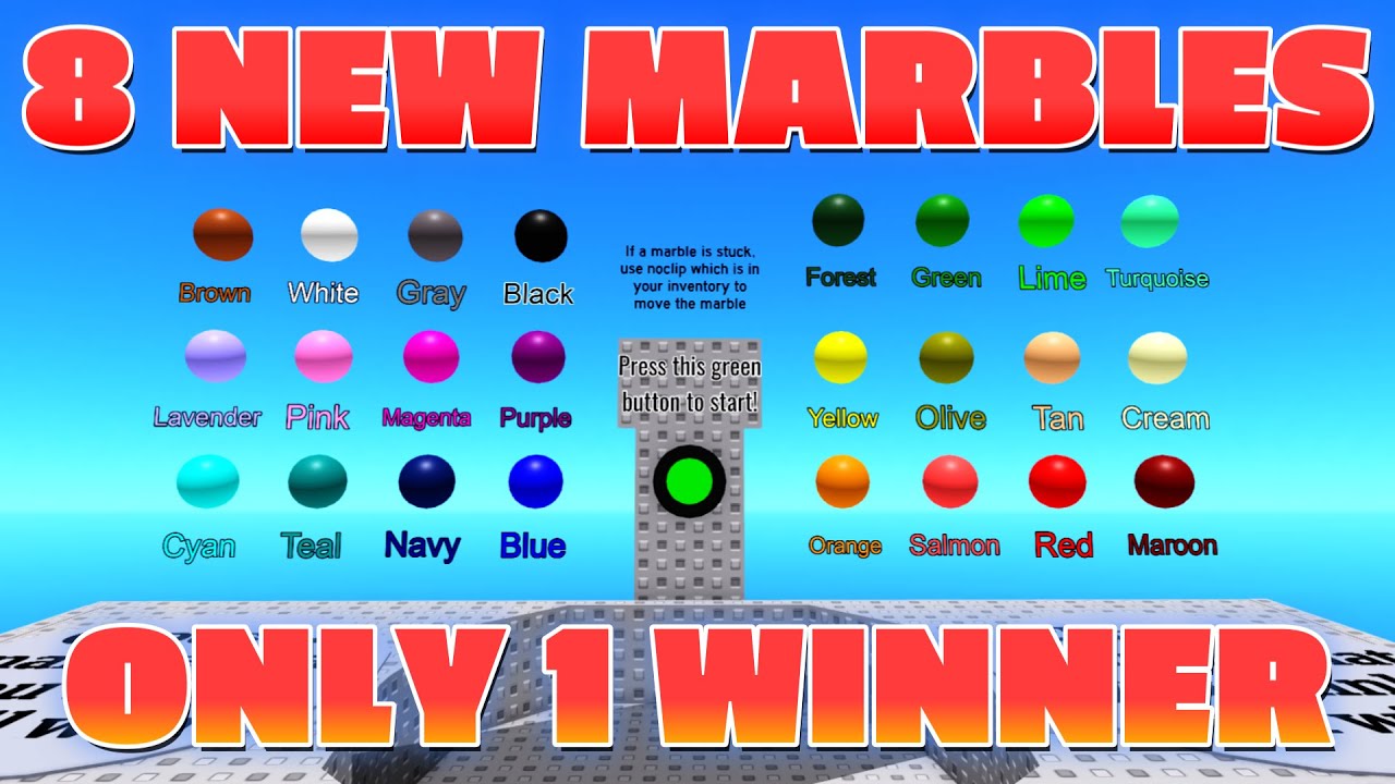 ROBLOX Marble Race Elimination UPDATE! - YouTube