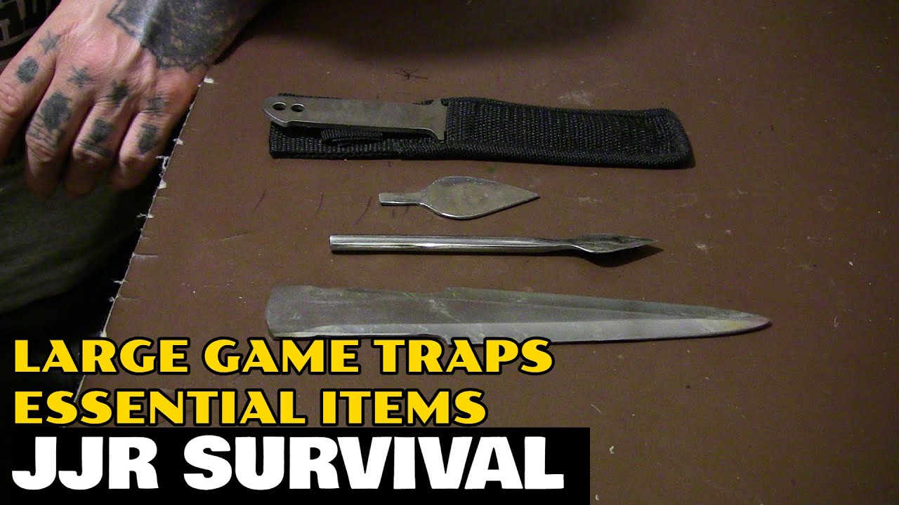 Large game trapping kit essentials - YouTube