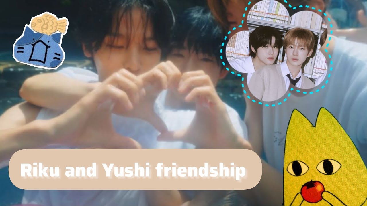 Riku and Yushi cat relationship 🐈‍⬛🐈pt1 ( nct wish funny moments ...