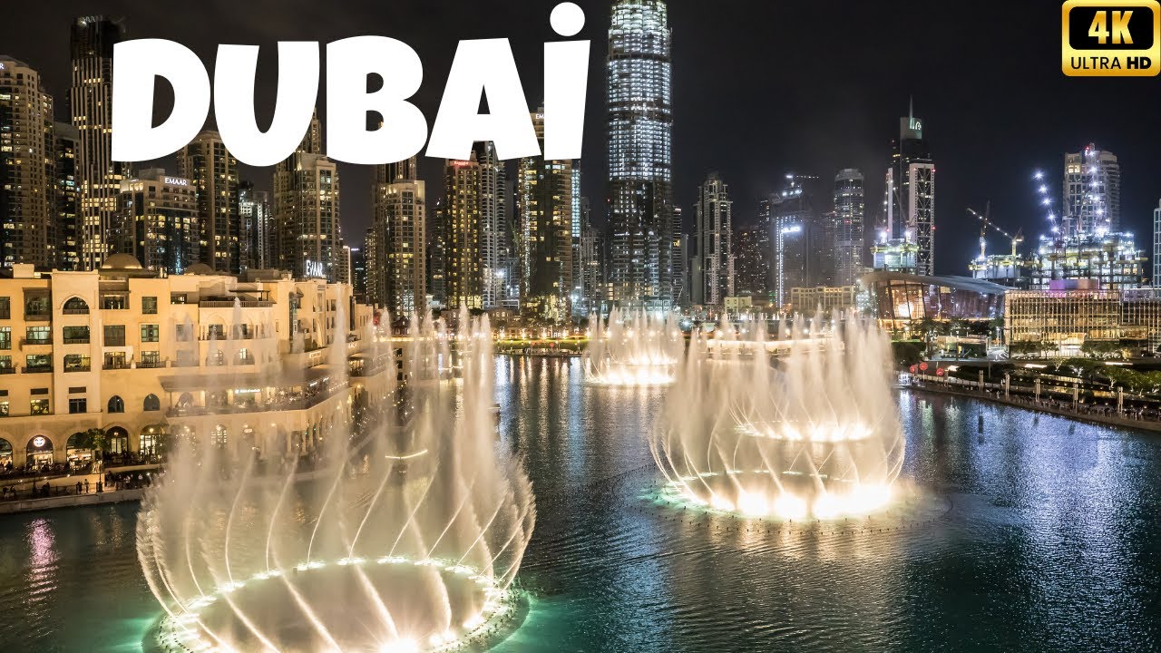DUBAİ Trip with 4K Videos Accompanied by Relaxing Music - YouTube