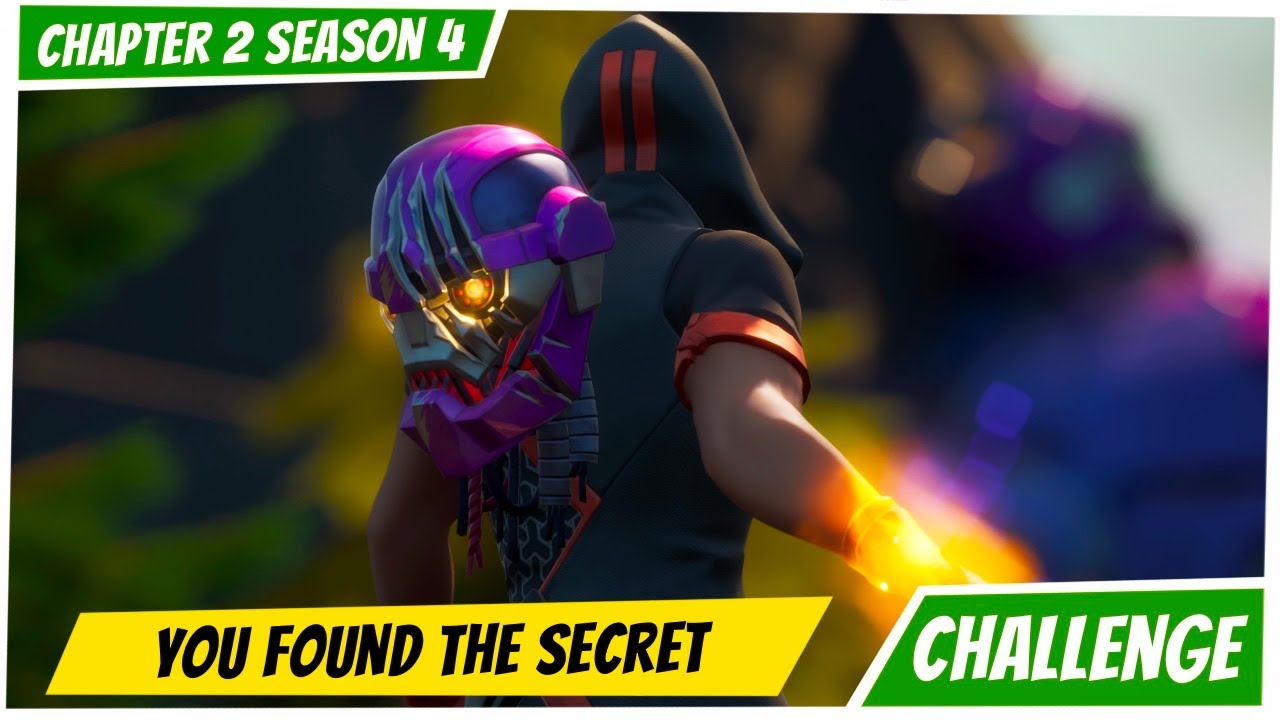 FORTNITE CHALLENGES GUIDE - You Found The Secret! - YouTube