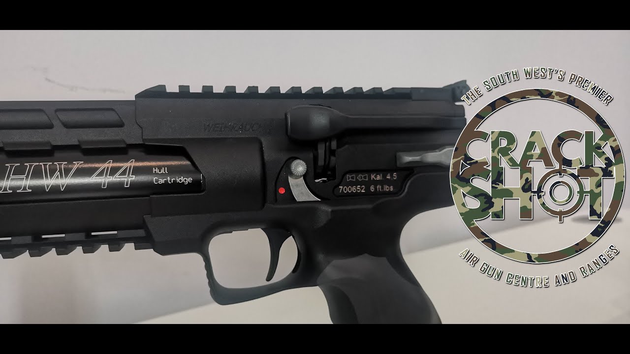 Best PCP pistol ever? The Weihrauch HW44 - Crackshot - YouTube