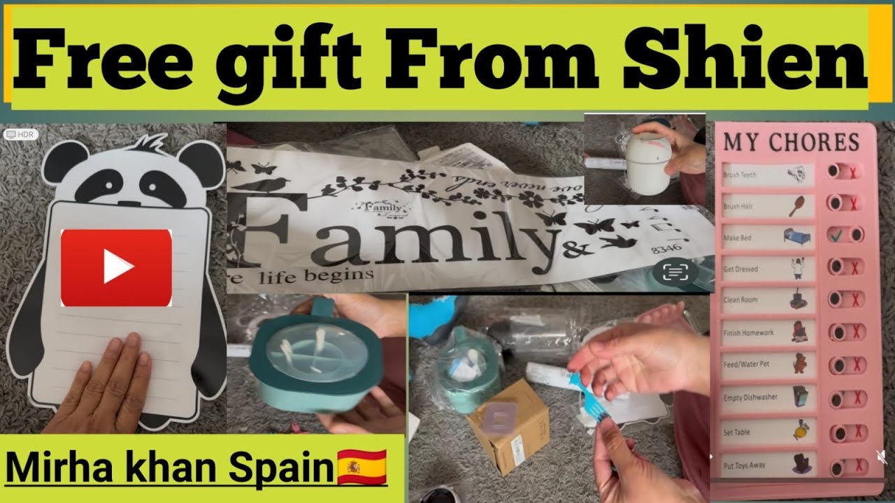 First Shopping🛍️from Shien | Free gift from Shien| School in Spain 🇪🇸 ...