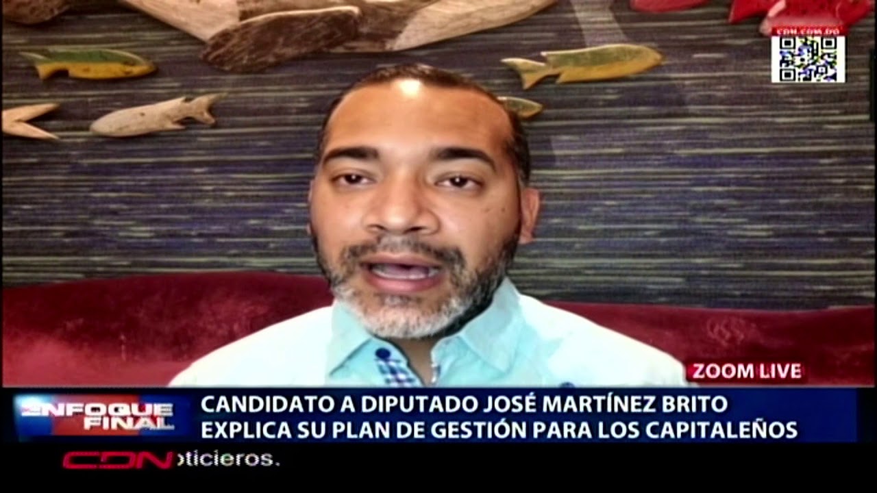 Candidato a diputado José Martínez Brito explica su plan de gestión ...