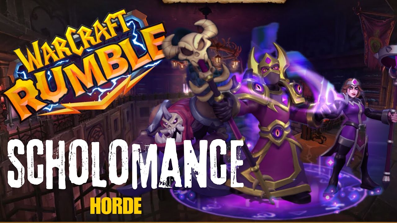 Warcraft Rumble Dungeon : Scholomance ( Horde week ) With chilling ...