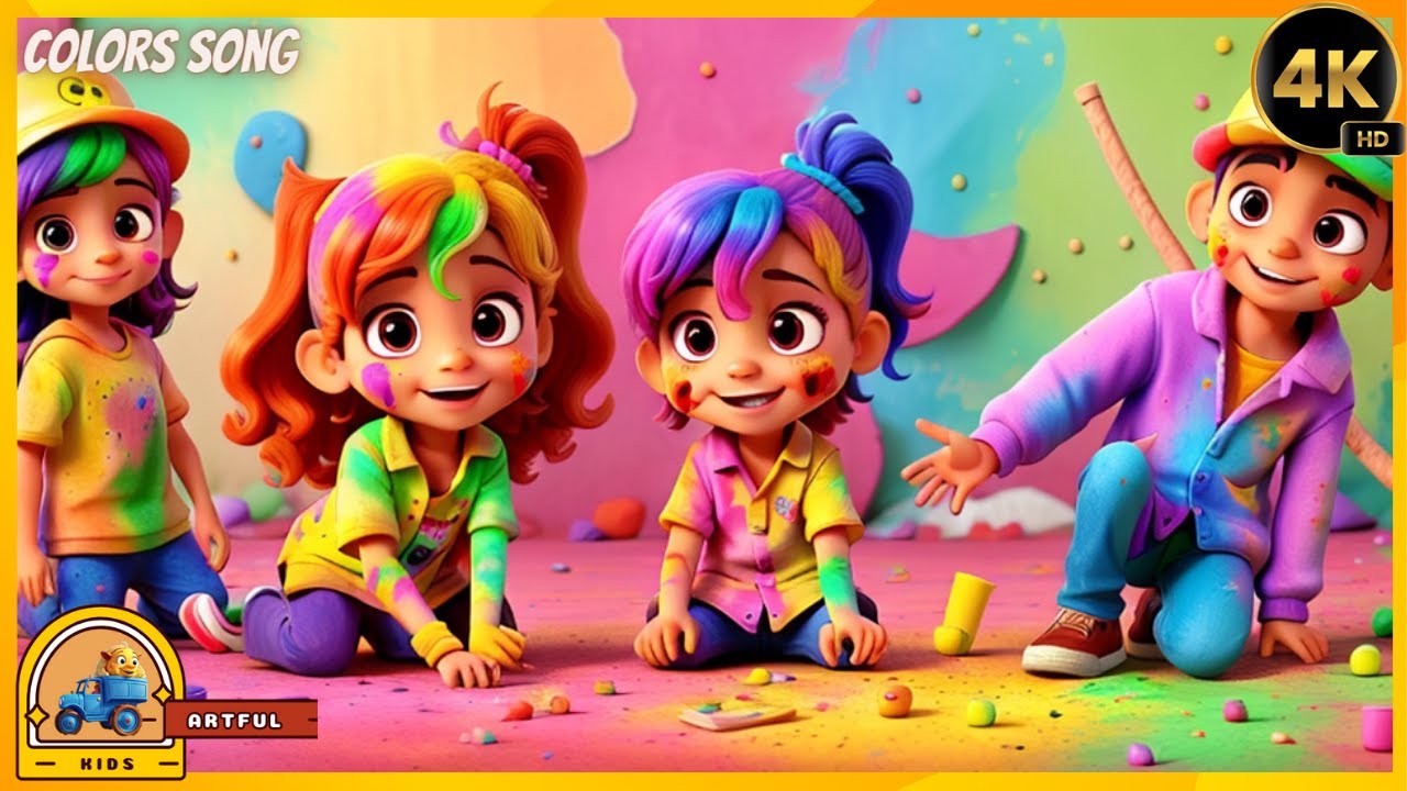 Colors Song For Kids | Artful Animations - YouTube