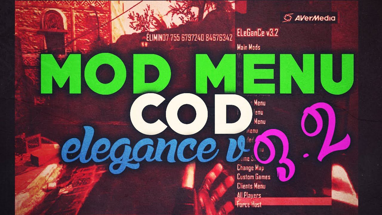 COD BO2 : MOD MENU ELEGANCE V3.2 - YouTube