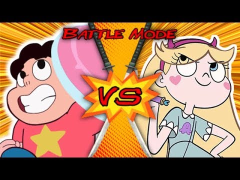 STEVEN UNIVERSE vs STAR BUTTERFLY (Cartoon Network vs Disney) | BATTLE ...
