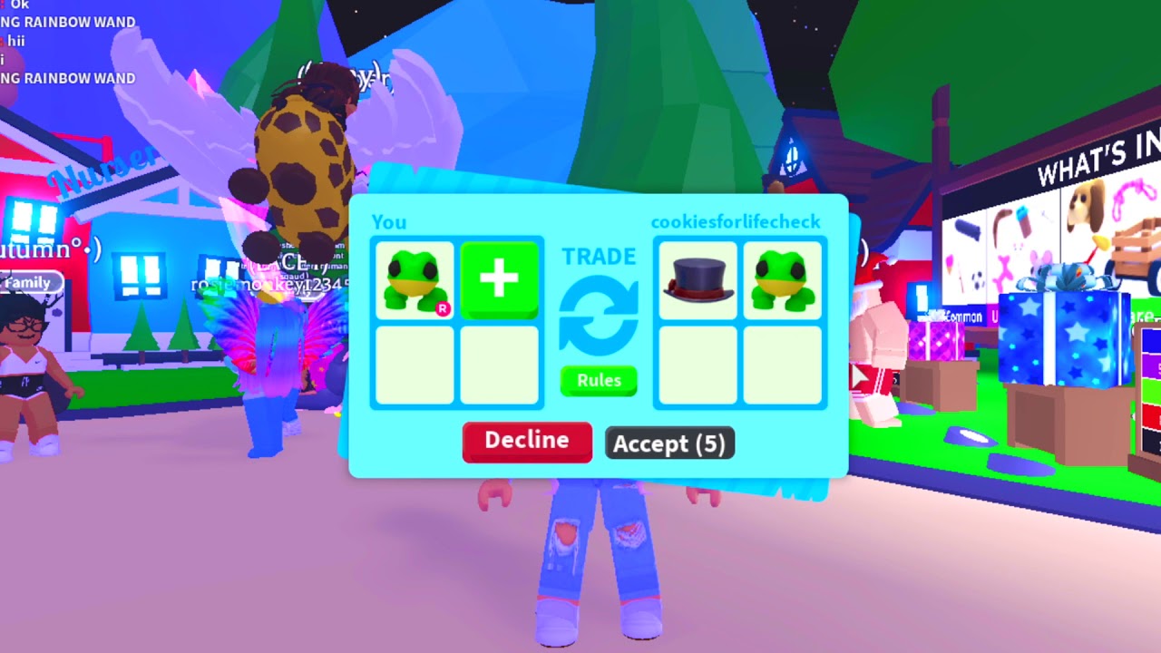 SEEING WHAT PEOPLE WILL OFFER FOR A RIDE FROG IN ADOPT ME - YouTube