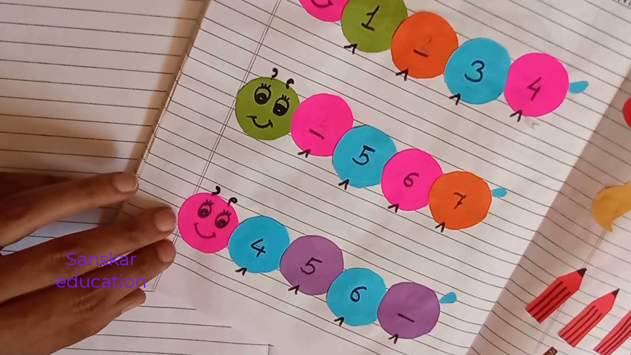 Daily practice worksheet for pre nursery class |handmade worksheet for ...