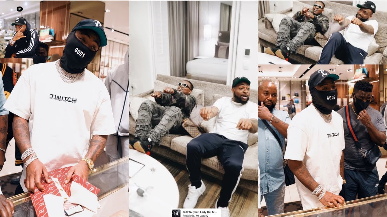 Davido Touch Downs South Africa To Celebrates His Friend Focalistic ...