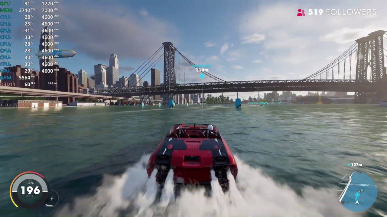The Crew 2 4K on GeForce RTX 2080 Ti and Intel i7-9700K - Gameplay ...