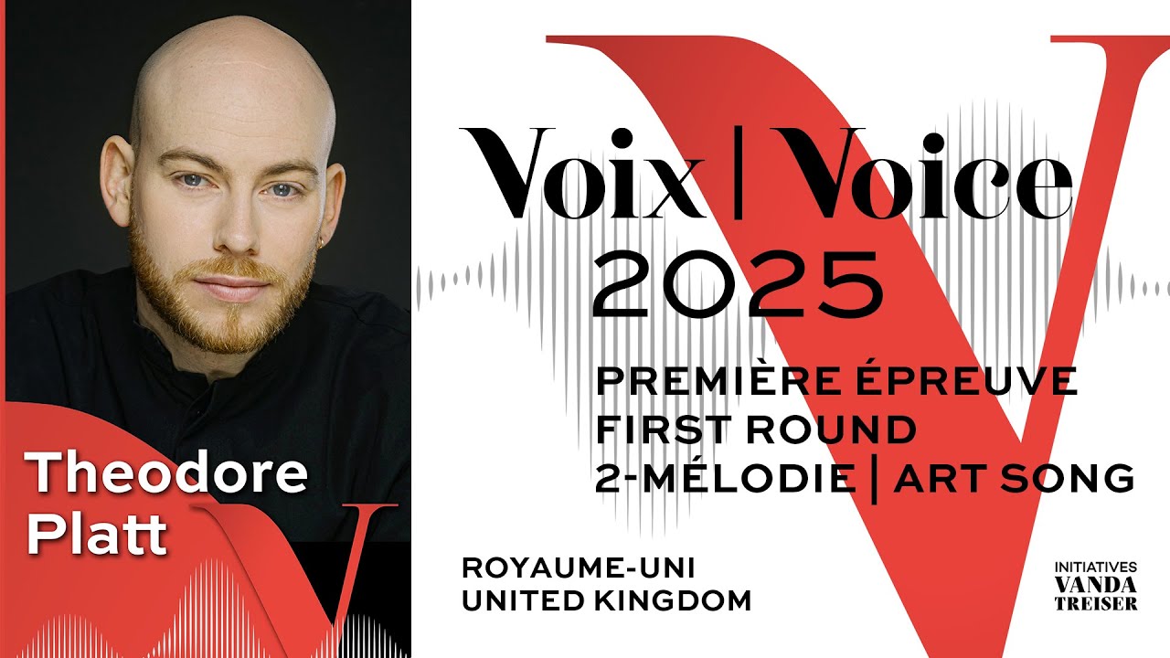CMIM 2025 Voix | Voice - Theodore Platt : Schumann, Hahn, Fung ...