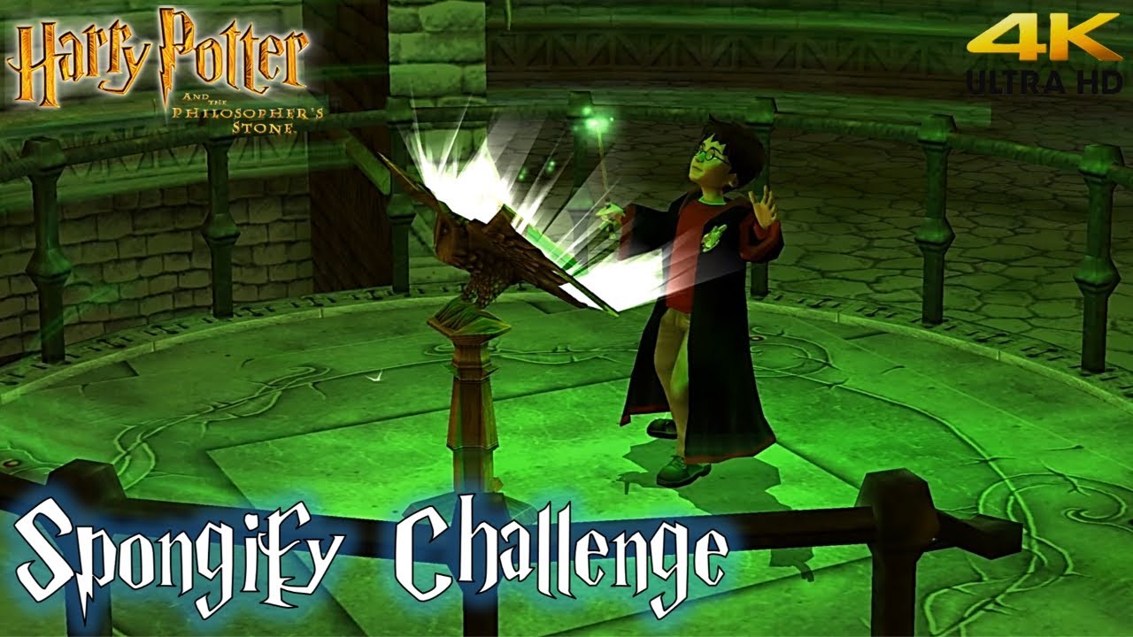 Harry Potter and the Philosopher's Stone PS2 'Spongify Challenge' (4K ...