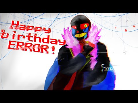 Happy birthday Error!Sans Undertale Au (Speed paint) - YouTube