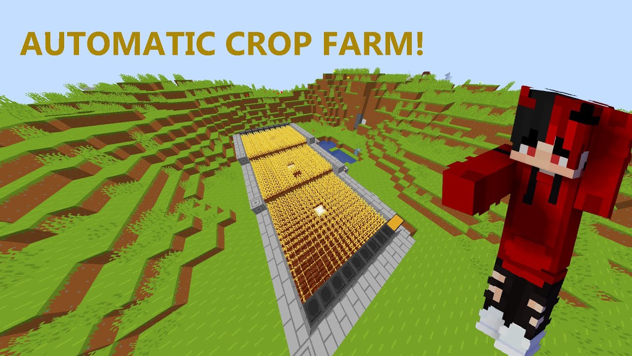 SIMPLE AUTMATIC CROP FARM | BUILD TUTORIAL - YouTube