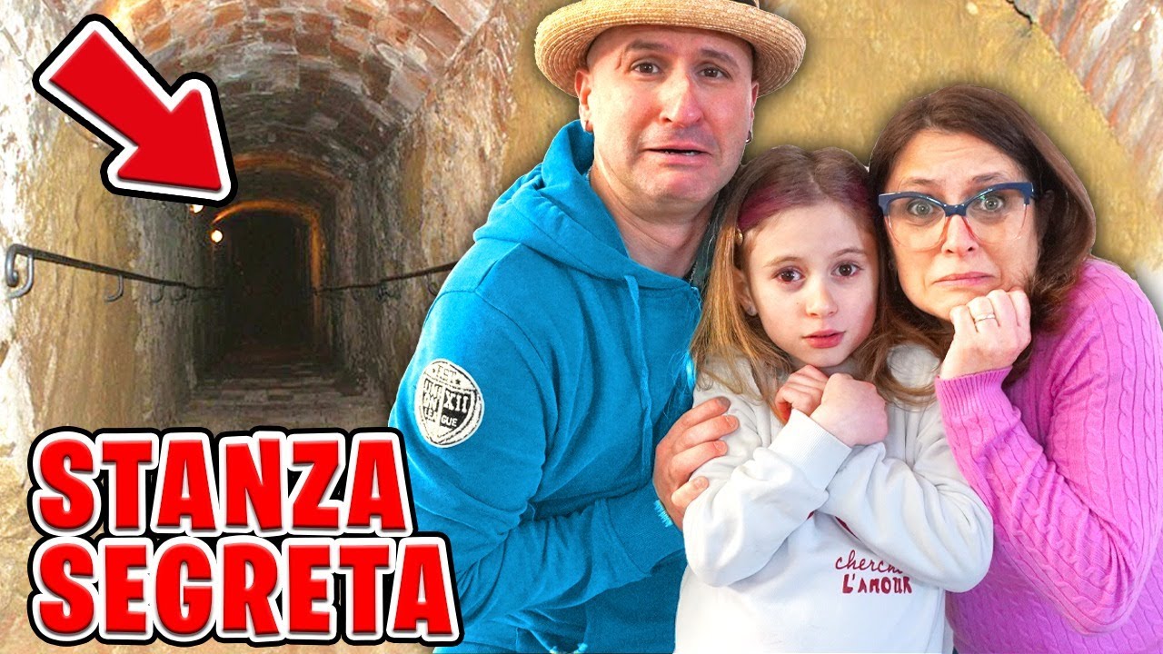 GIORGIA E PAPÀ SALVO ENTRANO NELLA PORTA SEGRETA E TROVANO UNA STANZA ...