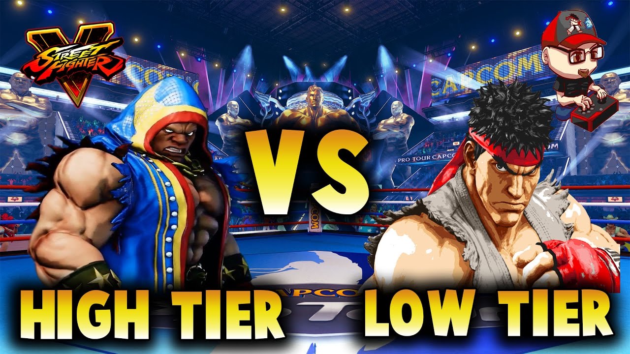High Tier Vs Low Tier (Balrog VS Ryu) - YouTube