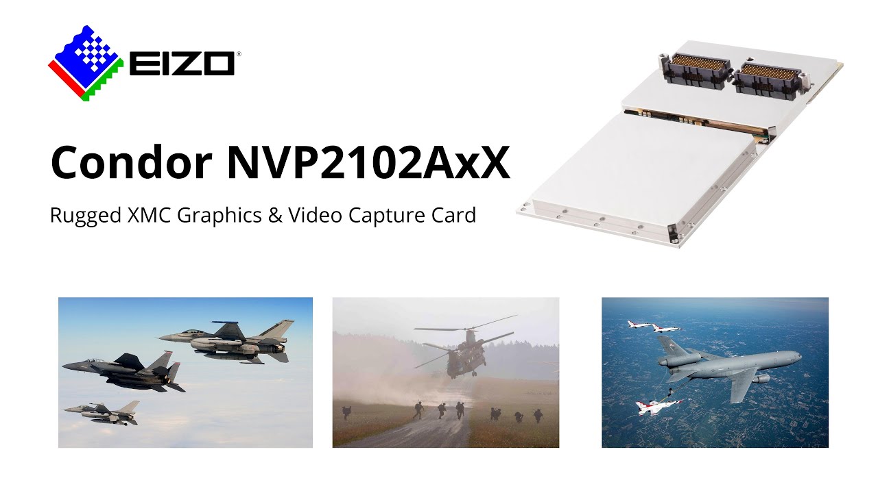6-Channel NVIDIA based XMC Graphics Card | EIZO Rugged Solutions - YouTube