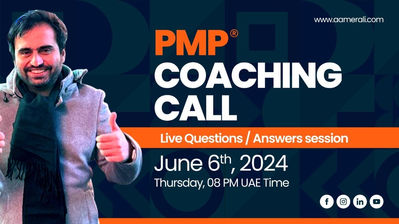 10 Live PMP Question answer 2024 for PMP Student - YouTube