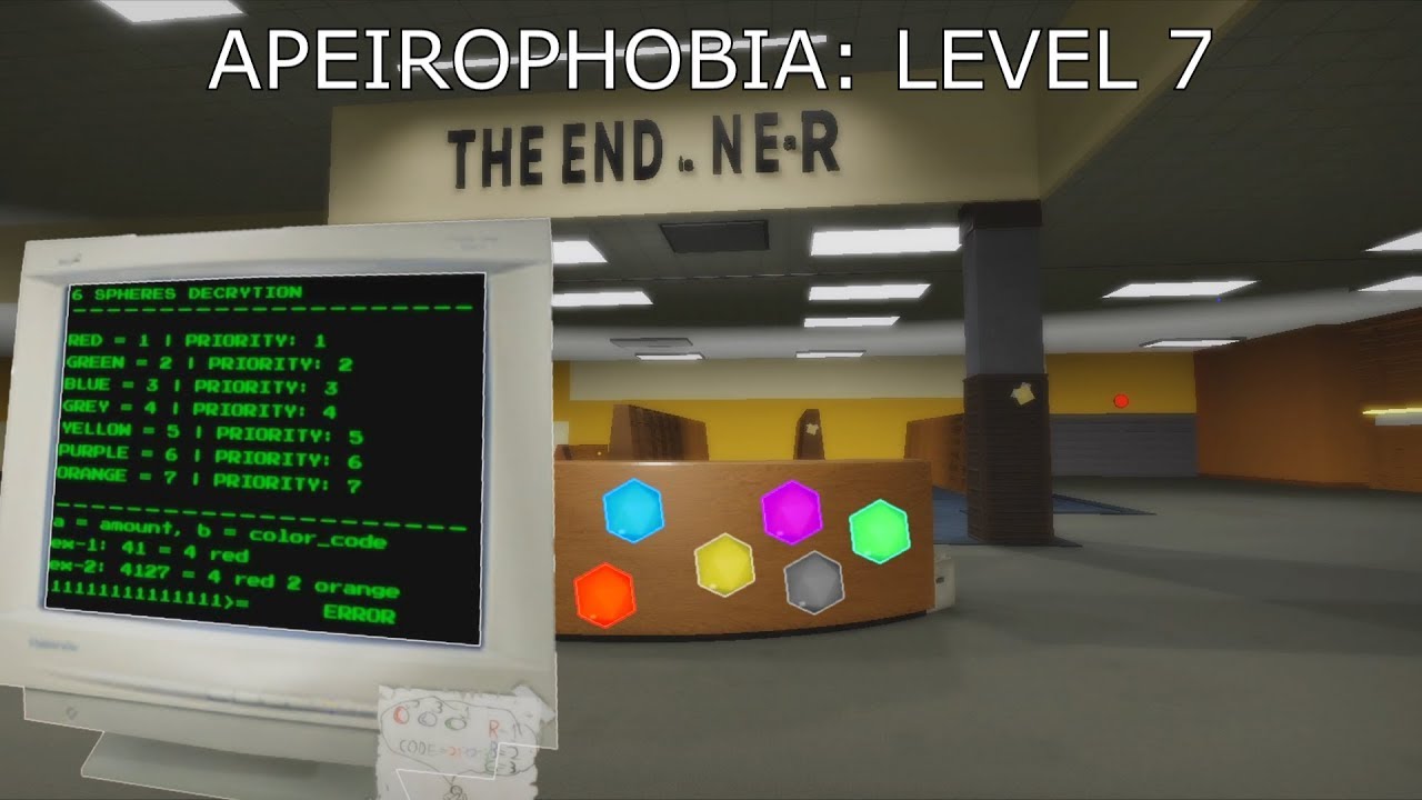Apeirophobia Level 7 - YouTube