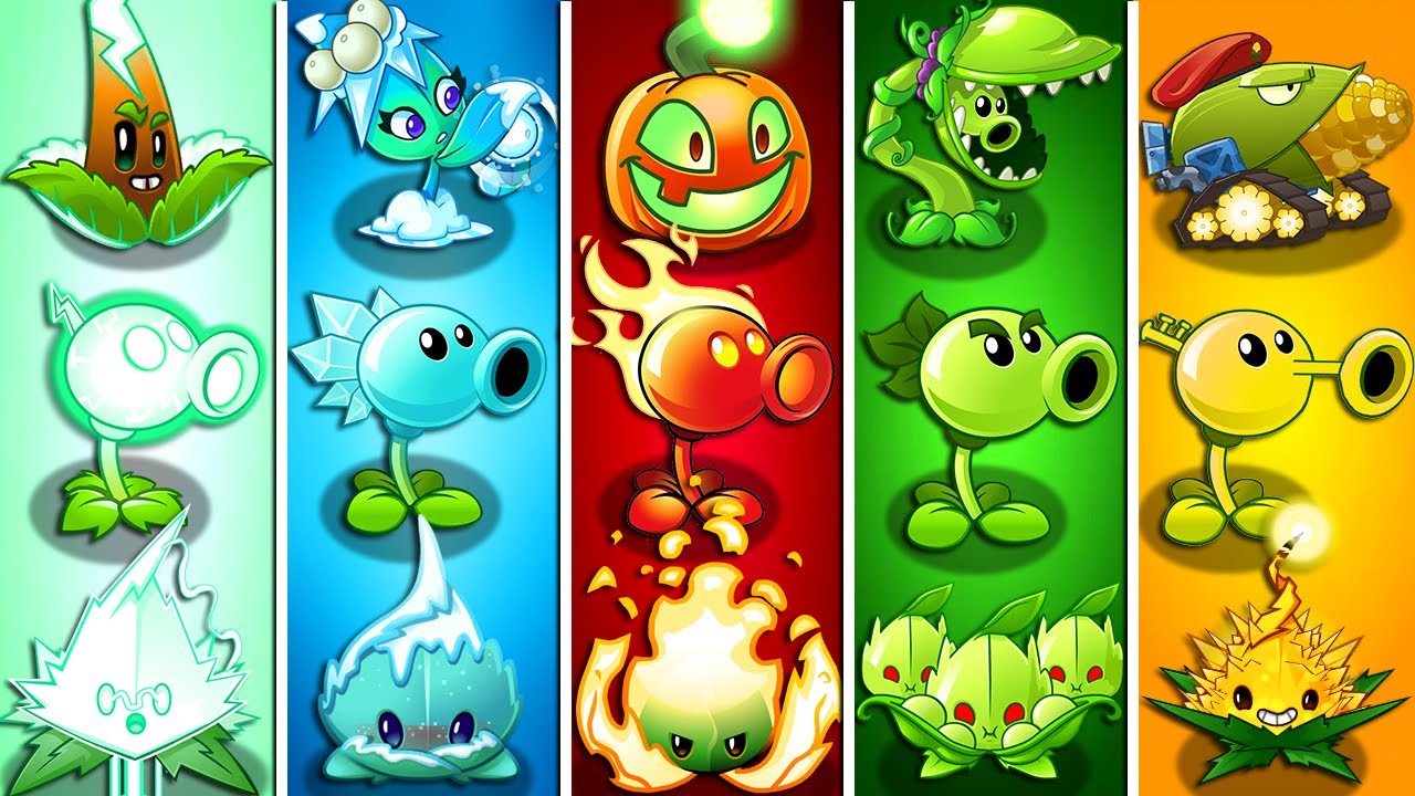 PvZ 2 Final Boss - 12 Team Random 3 Plants Power-Up vs PvZ 2 Final ...